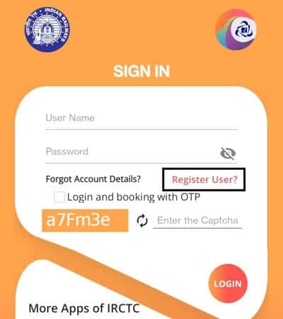 How to create IRCTC Account in mobile using IRCTC App - Travel Like a Bird